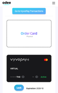 Vyvo(ビーボ)の始め方 | ⑤Odeeの入金方法/カード発行/チャージ方法 – ブロックチェーンゲーム情報局